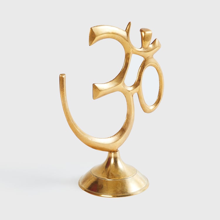 Buy Corsica Mystic India Brass Om Stand Figurine from Corsica by Home ...