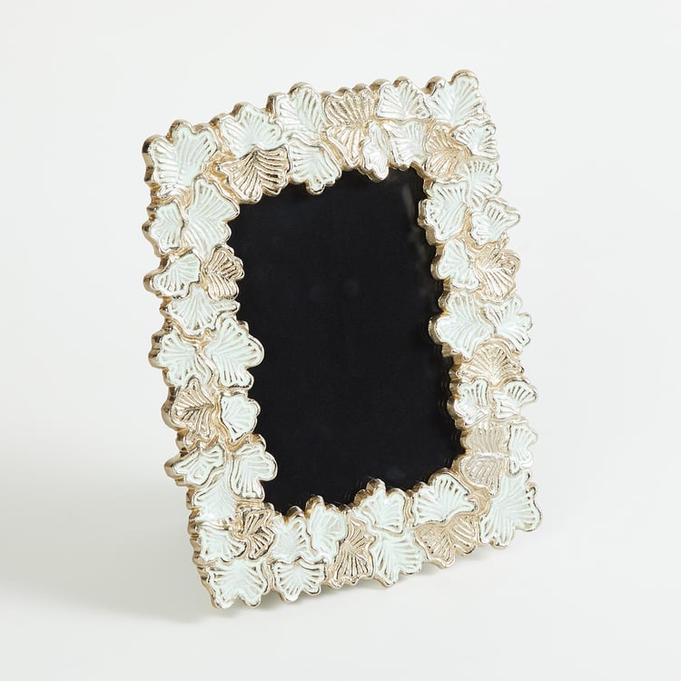 Buy Modern Luxe White Textured Glass Photo Frame from Home Centre at ...