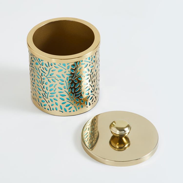 Buy Panama Stainless Steel Cotton Box from Home Centre at just INR 799.0