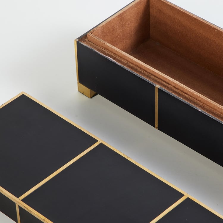 Buy Eternity Polyresin Rectangular Decorative Box from Home Centre at ...