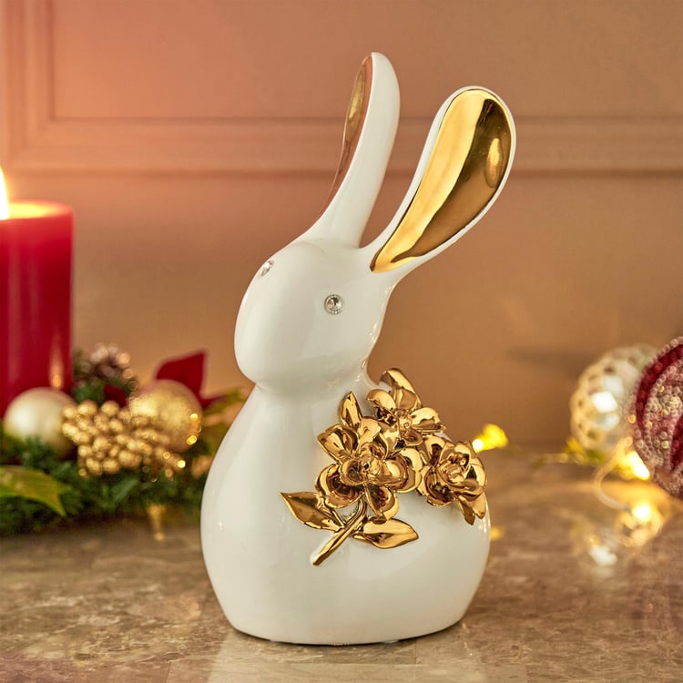 Buy Carols Ceramic Rabbit Table Accent from Home Centre at just INR 1699.0