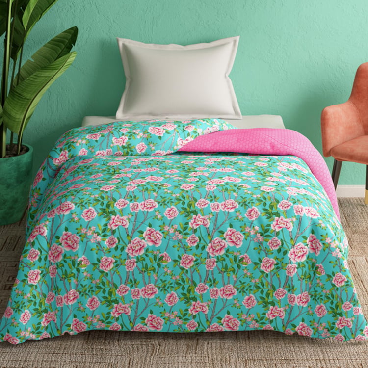 Buy PORTICO Cadence Cotton Floral Printed Single Comforter from Portico ...