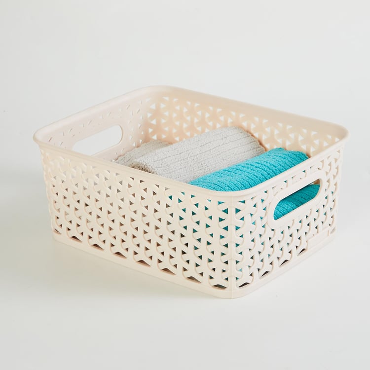 Buy Wilton Polypropylene Storage Basket from Home Centre at just INR 349.0