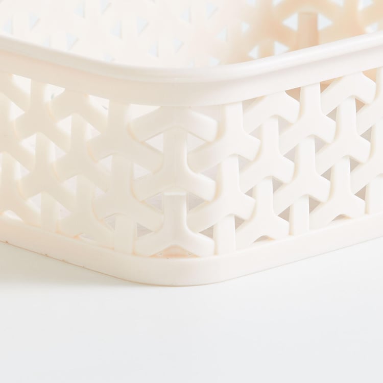 Buy Wilton Polypropylene Storage Basket from Home Centre at just INR 199.0