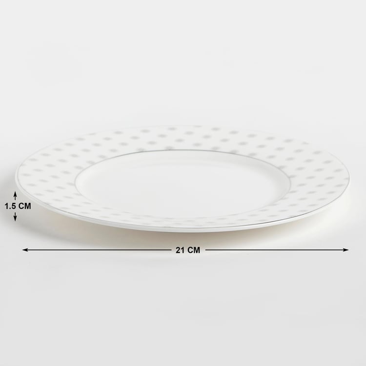 Buy Glitz Bone China Printed Side Plate - 21cm from Home Centre at just ...