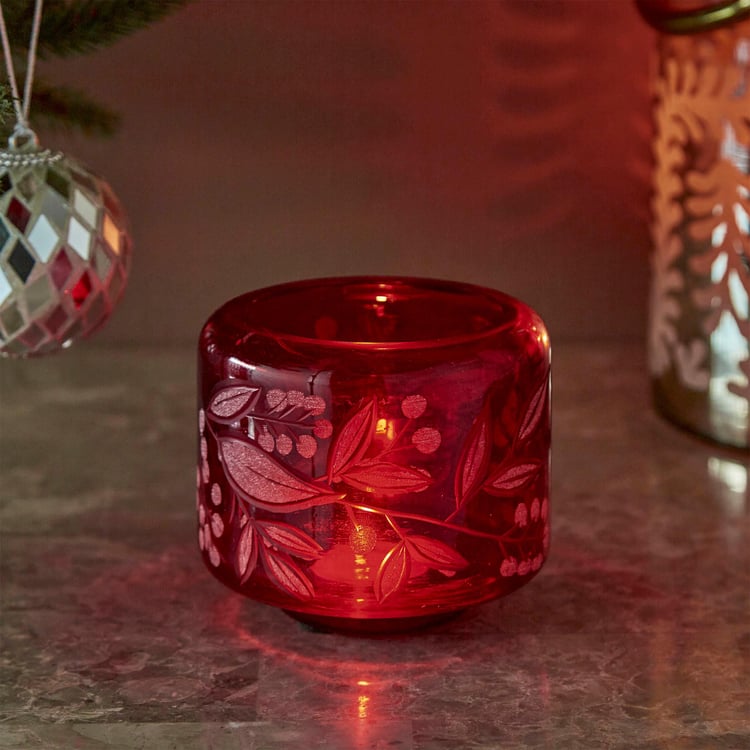 Buy Corsica Noel Glass T-Light Holder from Corsica by Home Centre at ...