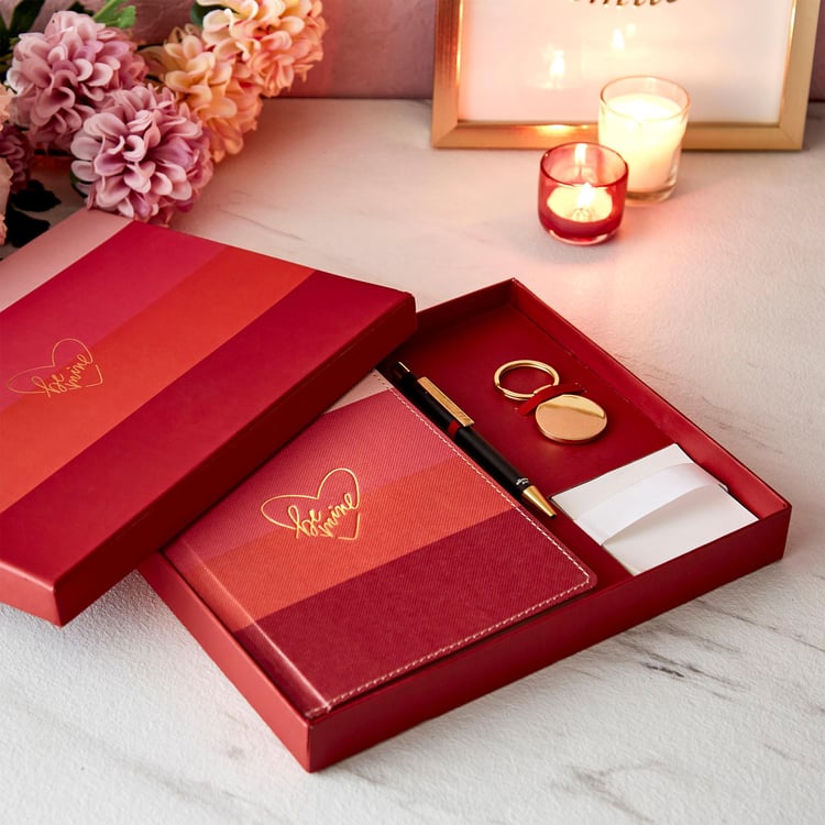 Buy Love Forever Diary Set with Pen and Key Ring from Home Centre at ...