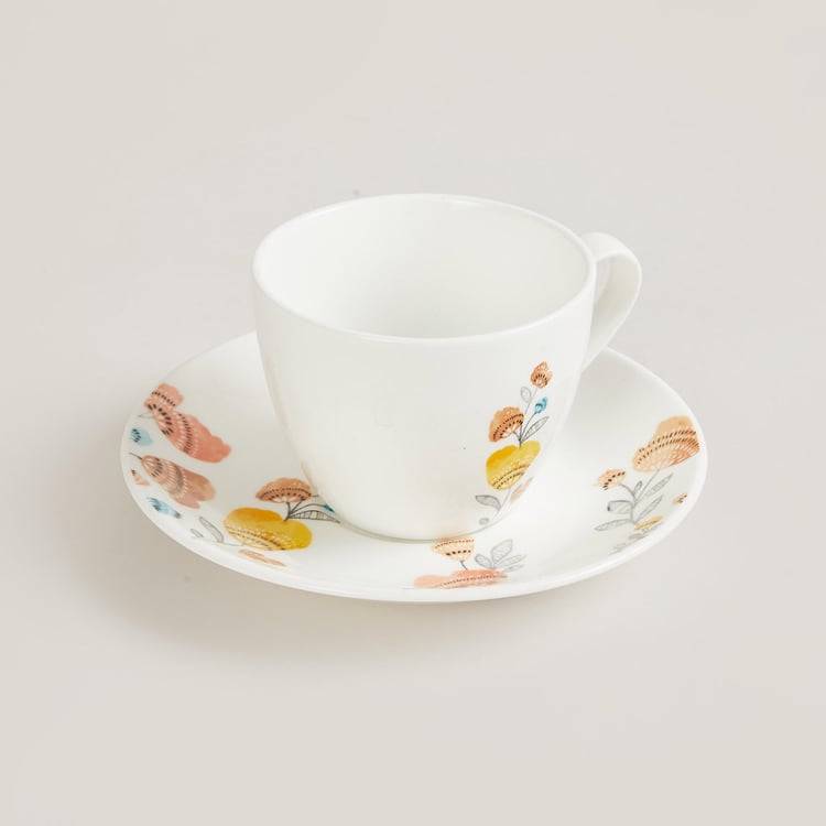 Buy Lucas Bone China Printed Cup and Saucer - 210ml from Home Centre at ...