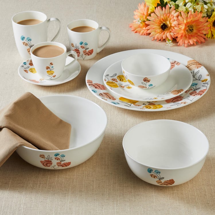Buy Lucas Bone China Printed Cereal Bowl - 600ml from Home Centre at ...