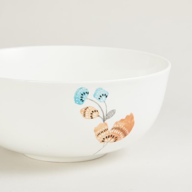 Buy Lucas Bone China Printed Cereal Bowl - 600ml from Home Centre at ...