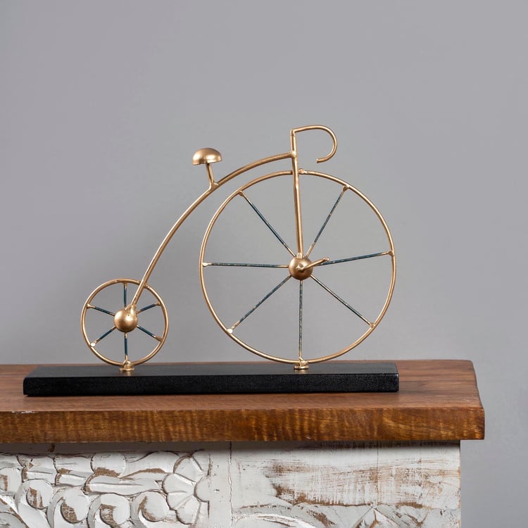 Buy VEDAS Metal Vintage Cycle Table Accent from Vedas at just INR 3799.0