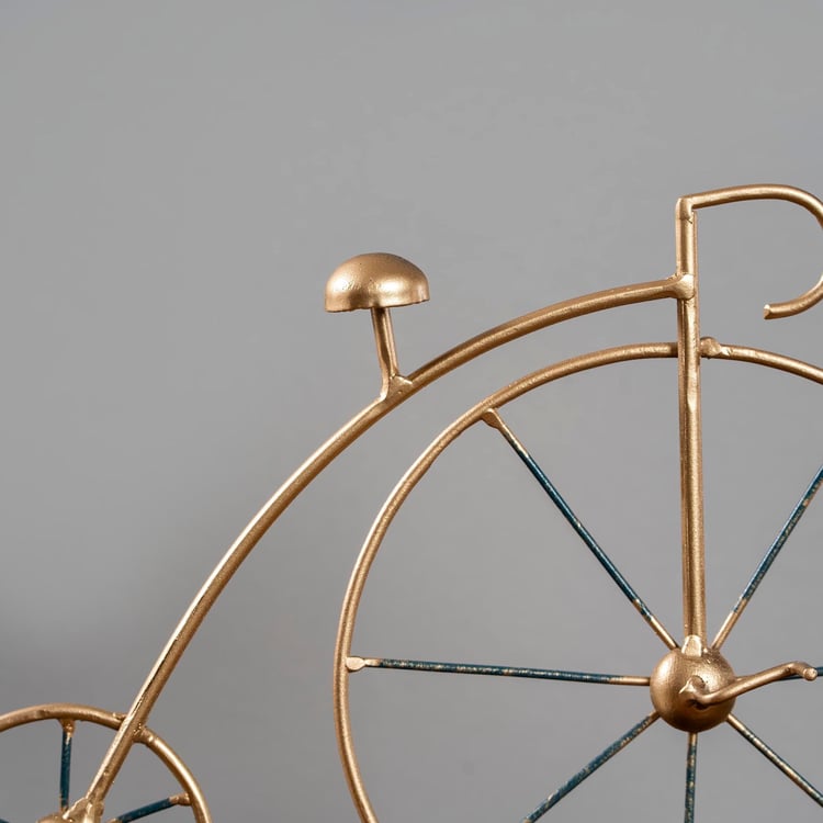 Buy VEDAS Metal Vintage Cycle Table Accent from Vedas at just INR 3799.0