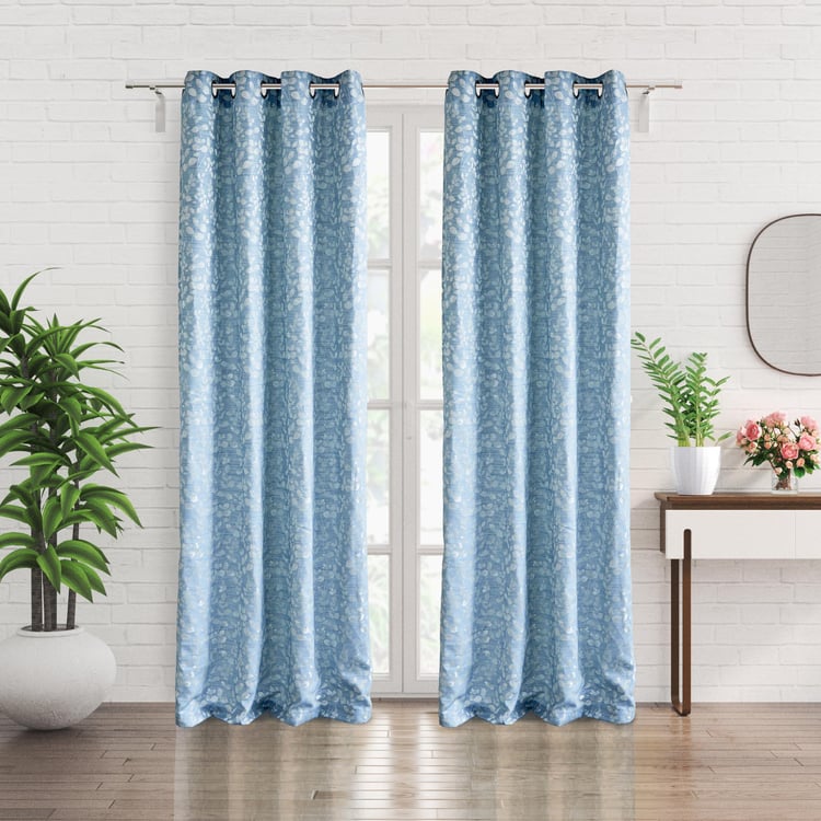 Buy Morris Set of 2 Jacquard Light Filtering Door Curtains from Home ...