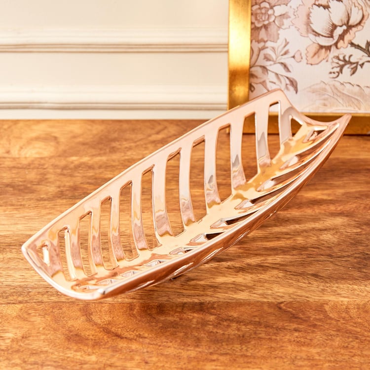 Buy Stellar Stoneware Chevron Cutwork Decorative Platter from Home ...