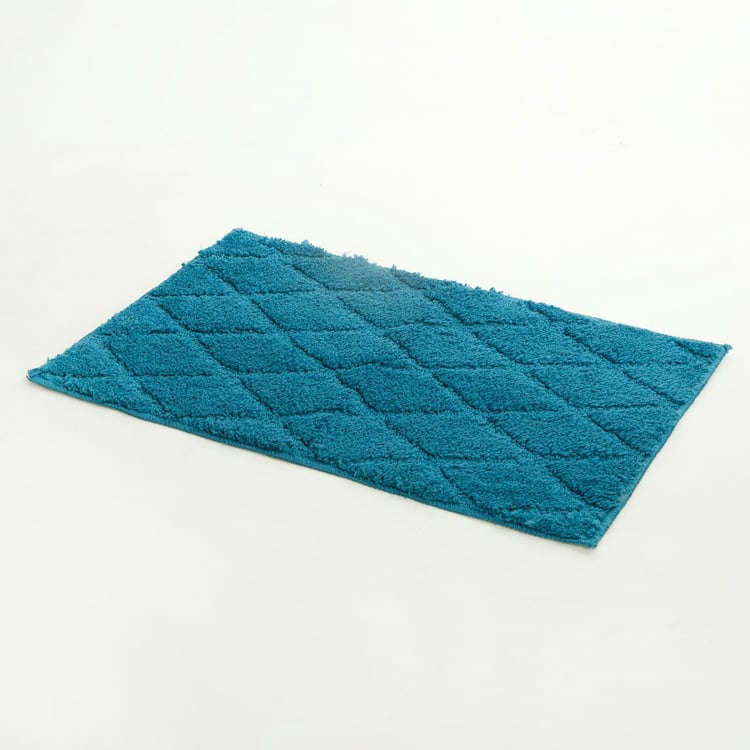 Buy Pacific Emery Diamond Tufted Anti-Slip Bath Mat - 60x40cm from Home ...