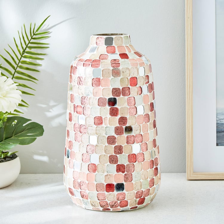 Buy Corsica Mable Large Glass Mosaic Vase from Corsica by Home Centre ...
