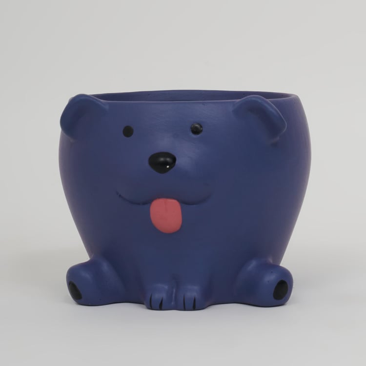 Buy Gloria Ceramic Laughing Dog Planter from Home Centre at just INR 299.0