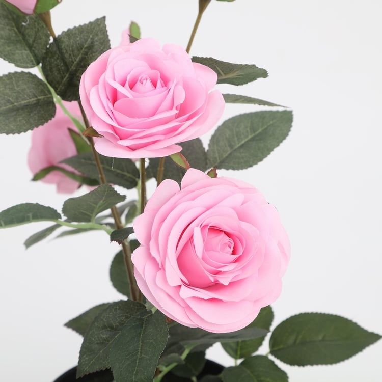 Buy Gloria Artificial Rose Plant in Pot from Home Centre at just INR 999.0