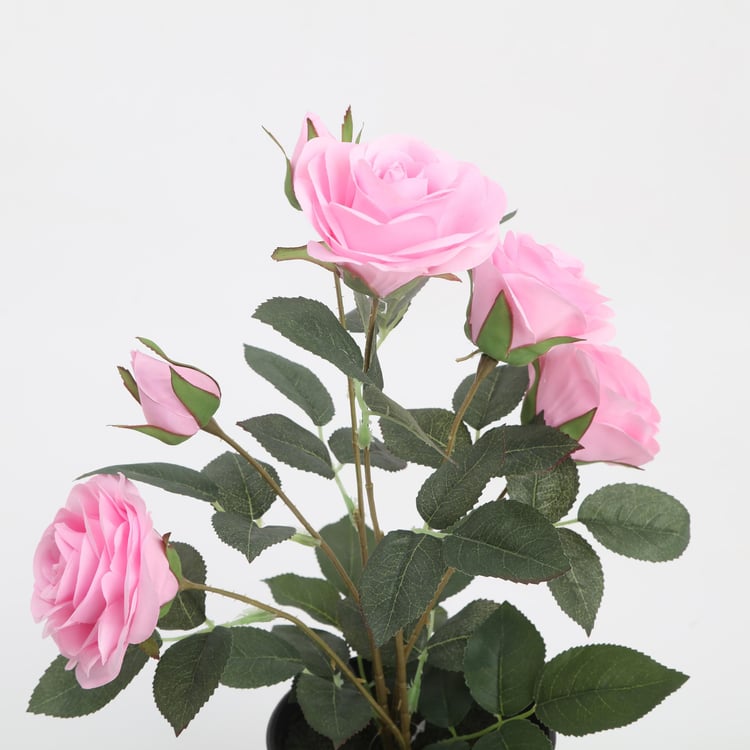 Buy Gloria Artificial Rose Plant in Pot from Home Centre at just INR 999.0