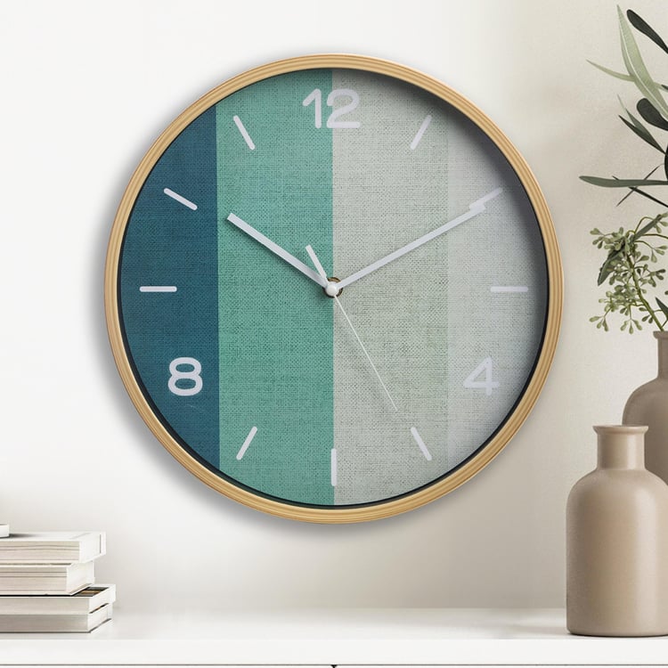 Buy Casablanca Glass Striped Wall Clock - 30cm from Home Centre at just ...