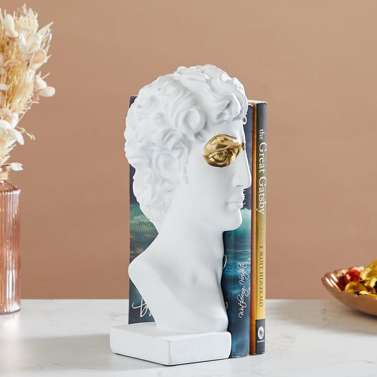Buy Rivoli Polyresin Roman Bust Bookend from Home Centre at just INR 999.0