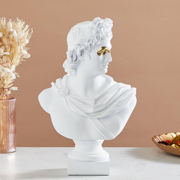 Buy Rivoli Polyresin Roman Bust Table Accent from Home Centre at just ...