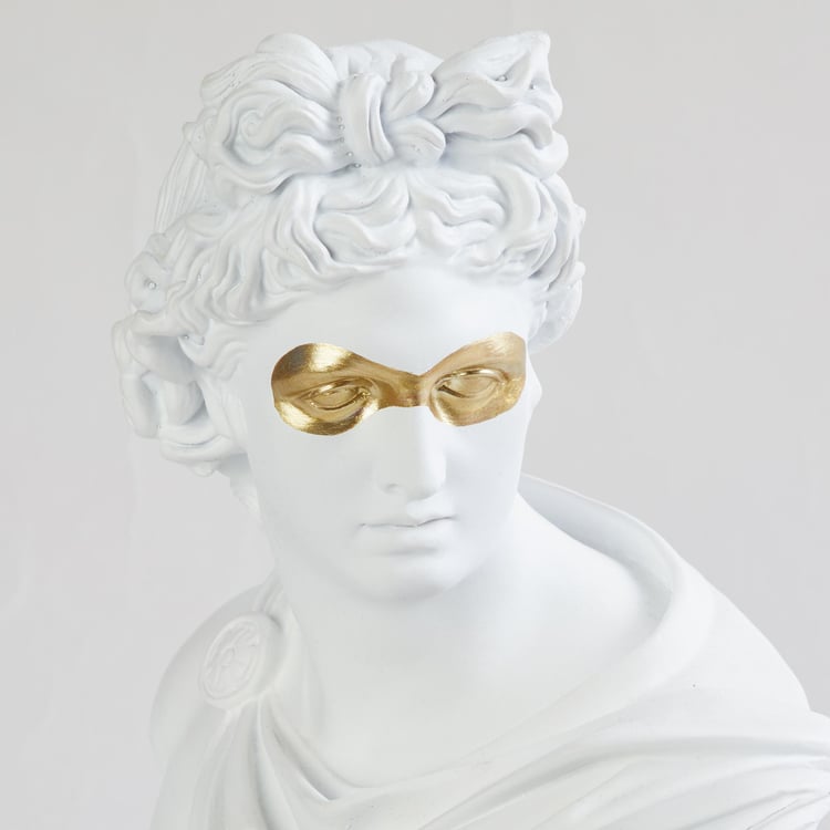 Buy Rivoli Polyresin Roman Bust Table Accent from Home Centre at just ...