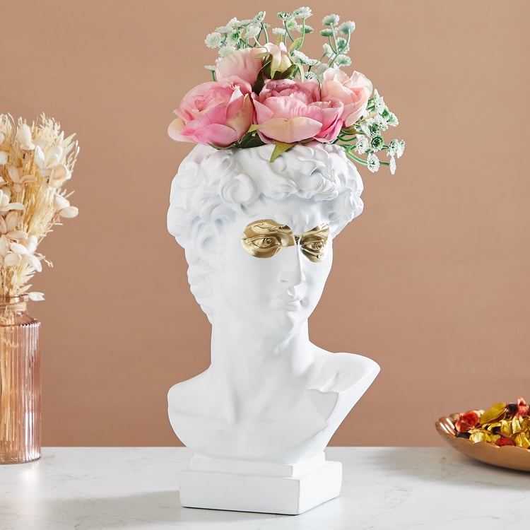 Buy Rivoli Polyresin Roman Bust Vase from Home Centre at just INR 1599.0