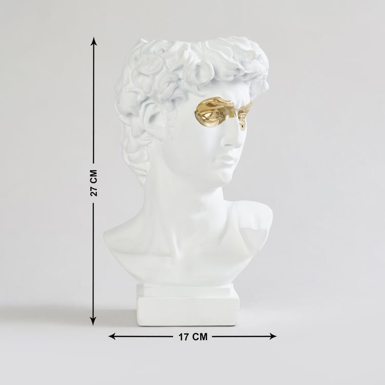Buy Rivoli Polyresin Roman Bust Vase from Home Centre at just INR 1599.0