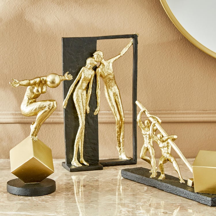 Buy Eternity Vogue Polyresin Human Balancing on Cube Figurine from Home ...