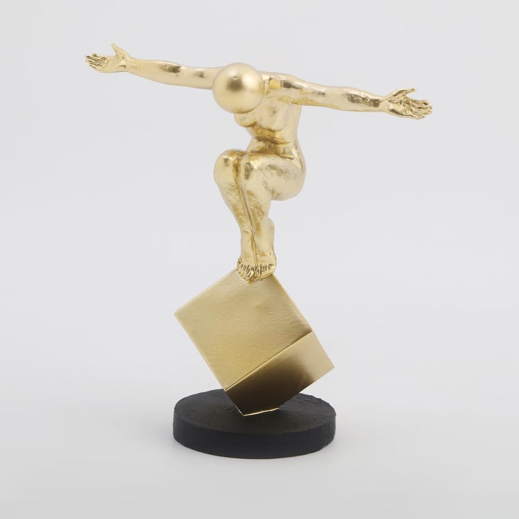 Buy Eternity Vogue Polyresin Human Balancing on Cube Figurine from Home ...