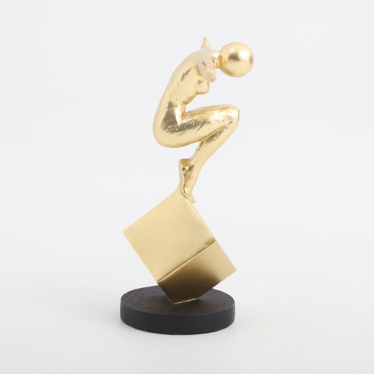 Buy Eternity Vogue Polyresin Human Balancing on Cube Figurine from Home ...