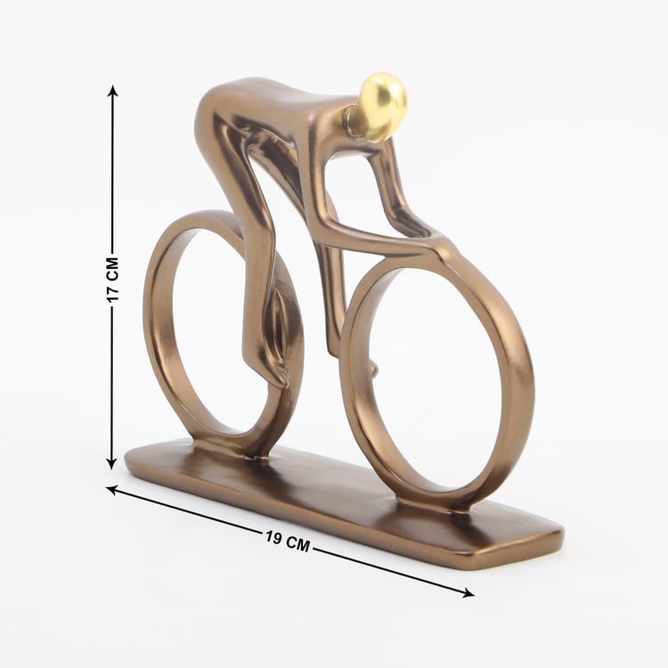 Buy Eternity Vogue Polyresin Cycling Human Figurine from Home Centre at ...