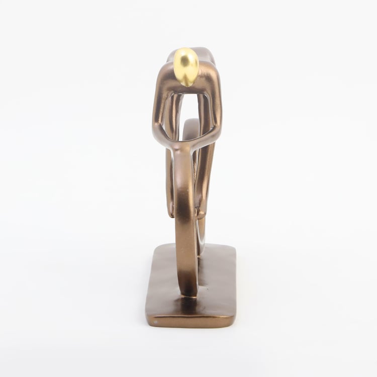 Buy Eternity Vogue Polyresin Cycling Human Figurine from Home Centre at ...