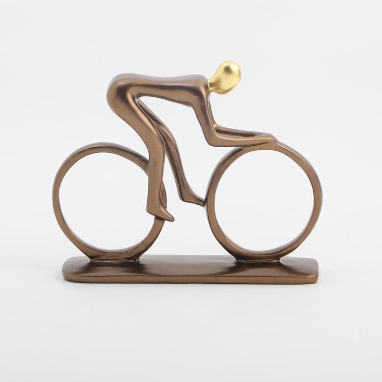 Buy Eternity Vogue Polyresin Cycling Human Figurine from Home Centre at ...