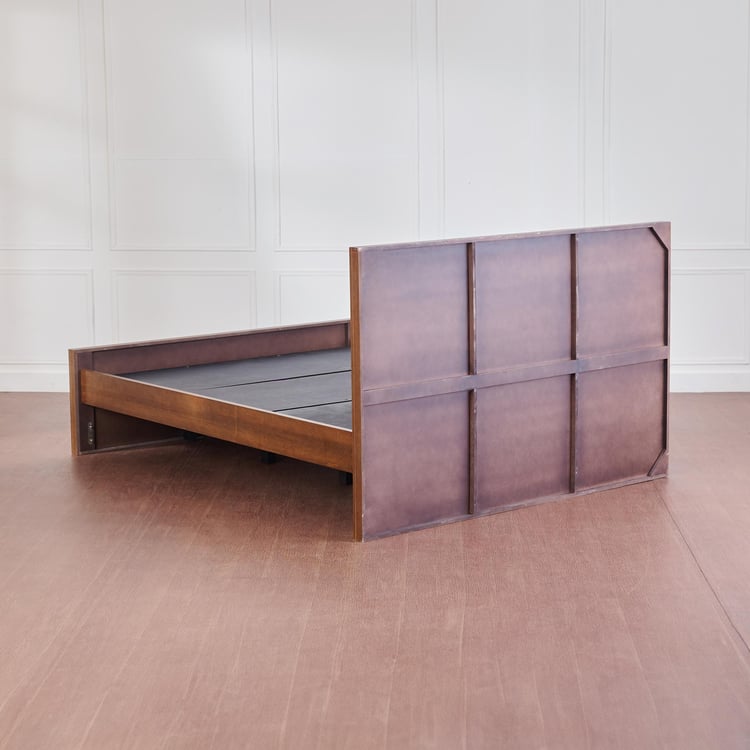 Buy Marigold Solid Wood King Bed - Brown from Home Centre at just INR ...