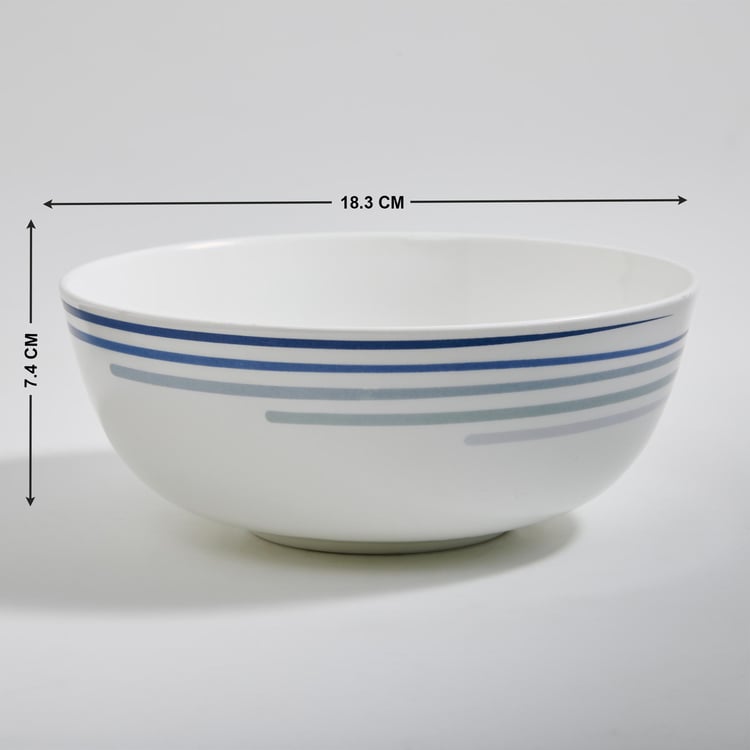 Buy Lucas Bone China Printed Serving Bowl - 1.21L from Home Centre at ...