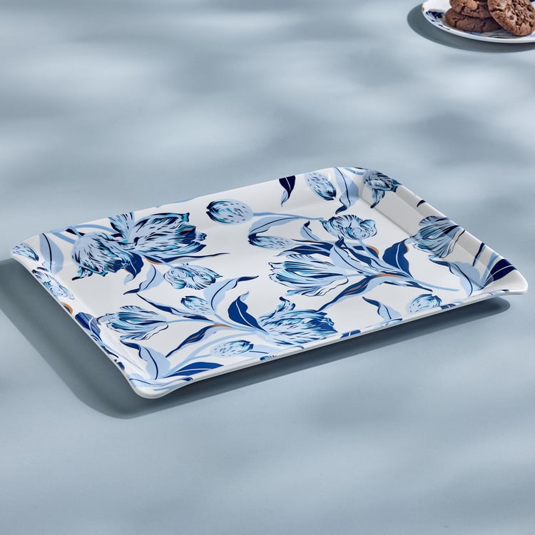 Buy Meadows Theme Melamine Printed Serving Tray - 37x27cm from Home ...