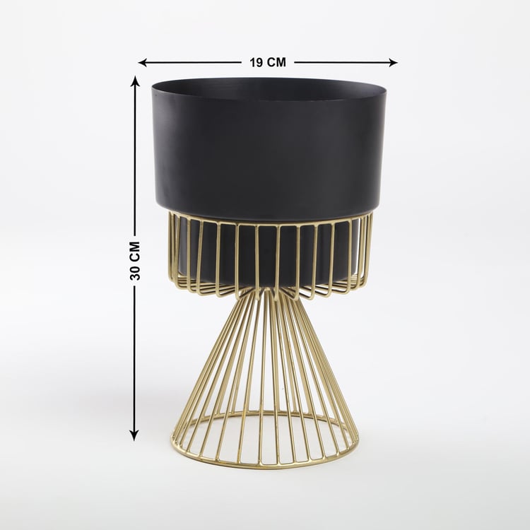 Buy Gloria Metal Planter with Conical Stand from Home Centre at just ...