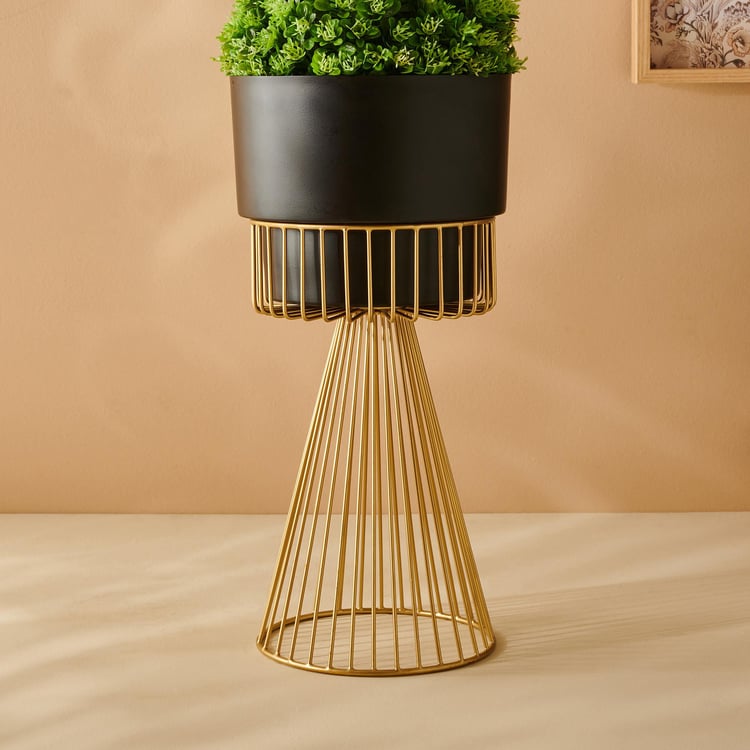 Buy Gloria Metal Conical Planter with Stand from Home Centre at just ...