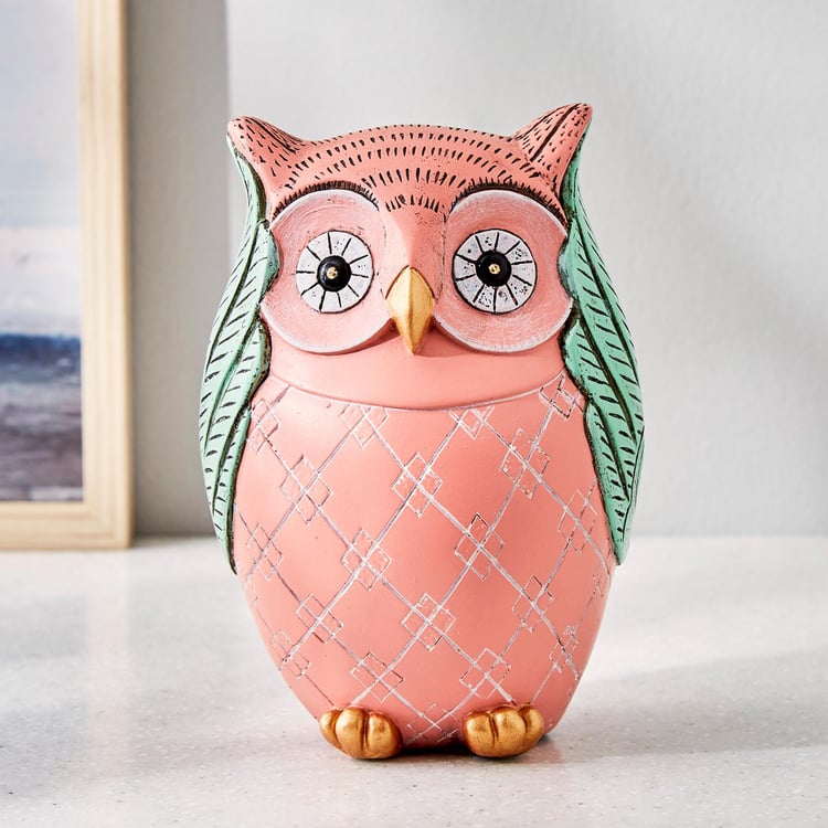Buy Hello Spring Polyresin Owl Table Accent from Home Centre at just ...