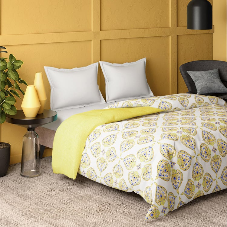Buy PORTICO Marvella Cotton Printed Double Comforter from Portico at ...