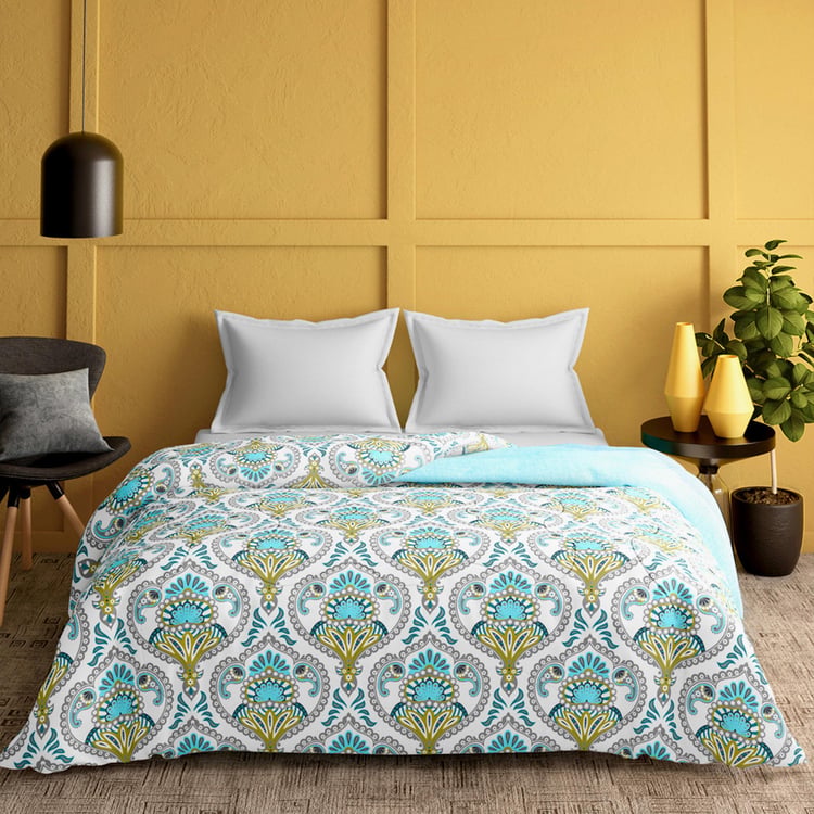 Buy PORTICO Marvella Cotton Printed Double Comforter from Portico at ...