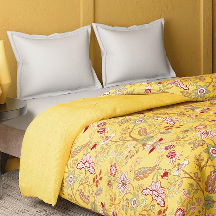 Buy PORTICO Marvella Cotton Floral Print Double Comforter from Portico ...