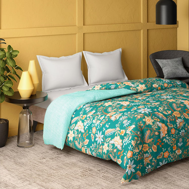 Buy PORTICO Marvella Cotton Floral Print Double Comforter from Portico ...