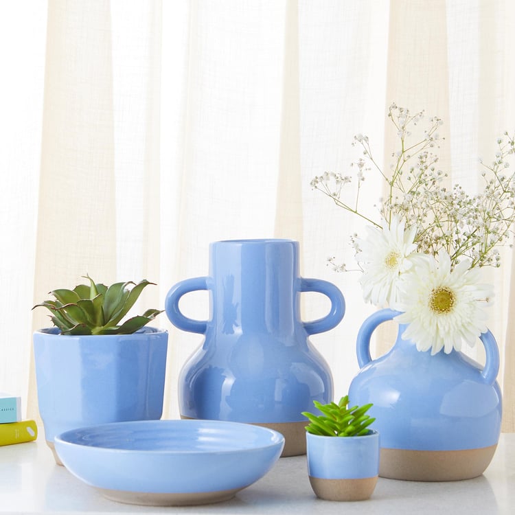 Buy Colour Refresh Ceramic Vase with Handles from Home Centre at just ...