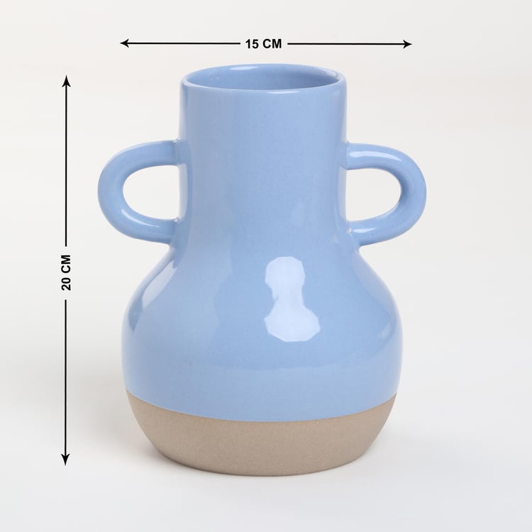 Buy Colour Refresh Ceramic Vase with Handles from Home Centre at just ...