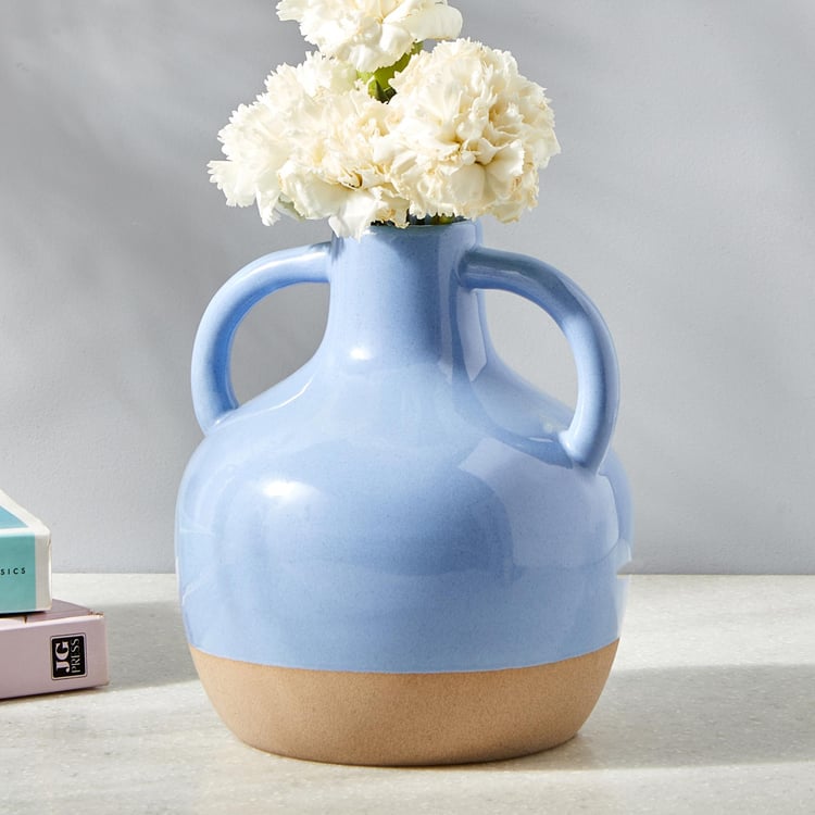 Buy Colour Refresh Ceramic Vase with Handles from Home Centre at just ...