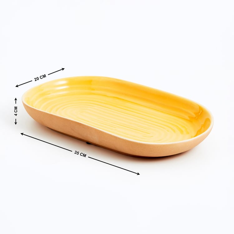 Buy Colour Refresh Ceramic Decorative Platter from Home Centre at just ...