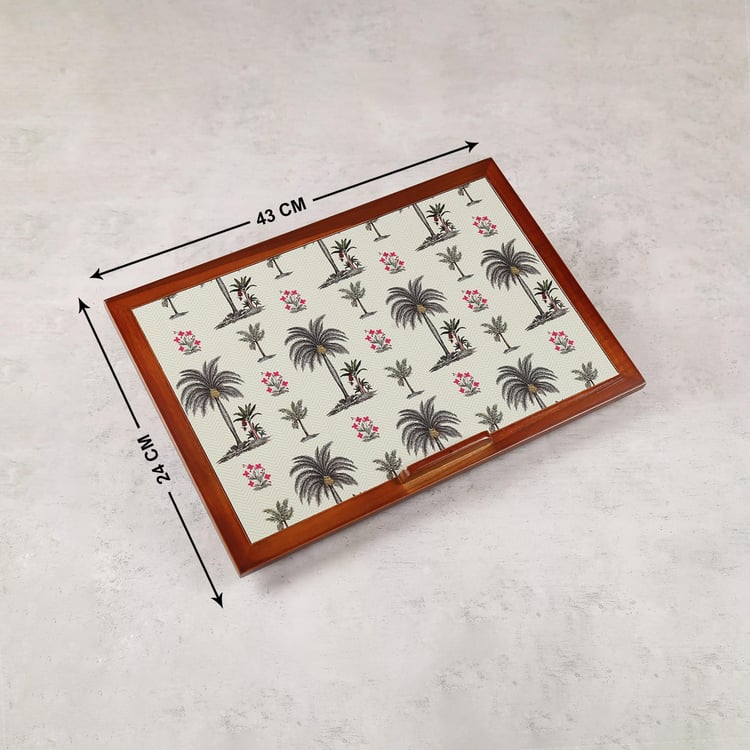 Buy INDIA CIRCUS Chevron Palms Wooden Laptop Table from India Circus at ...